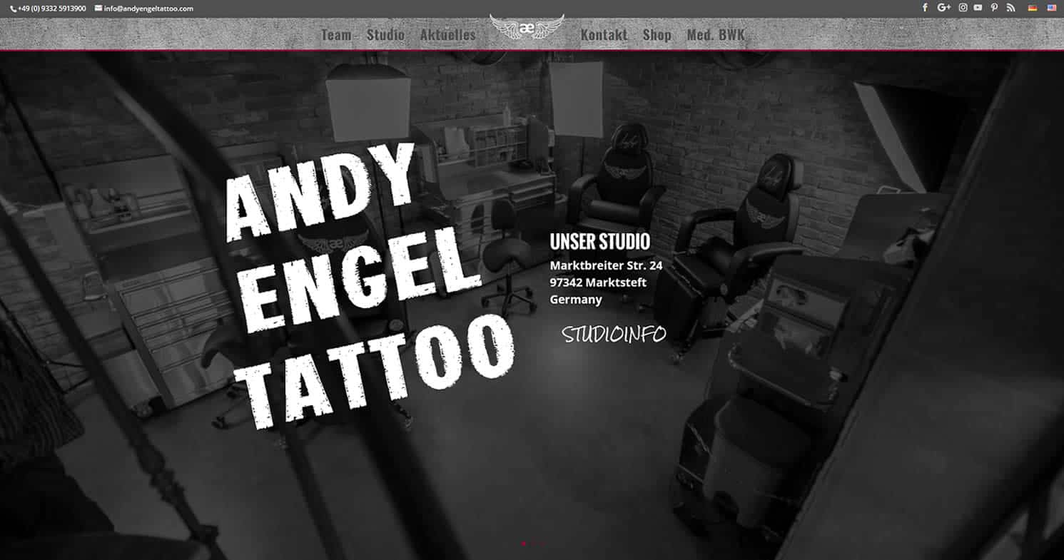 Andy Engel Tattoo - Fallix Websolution